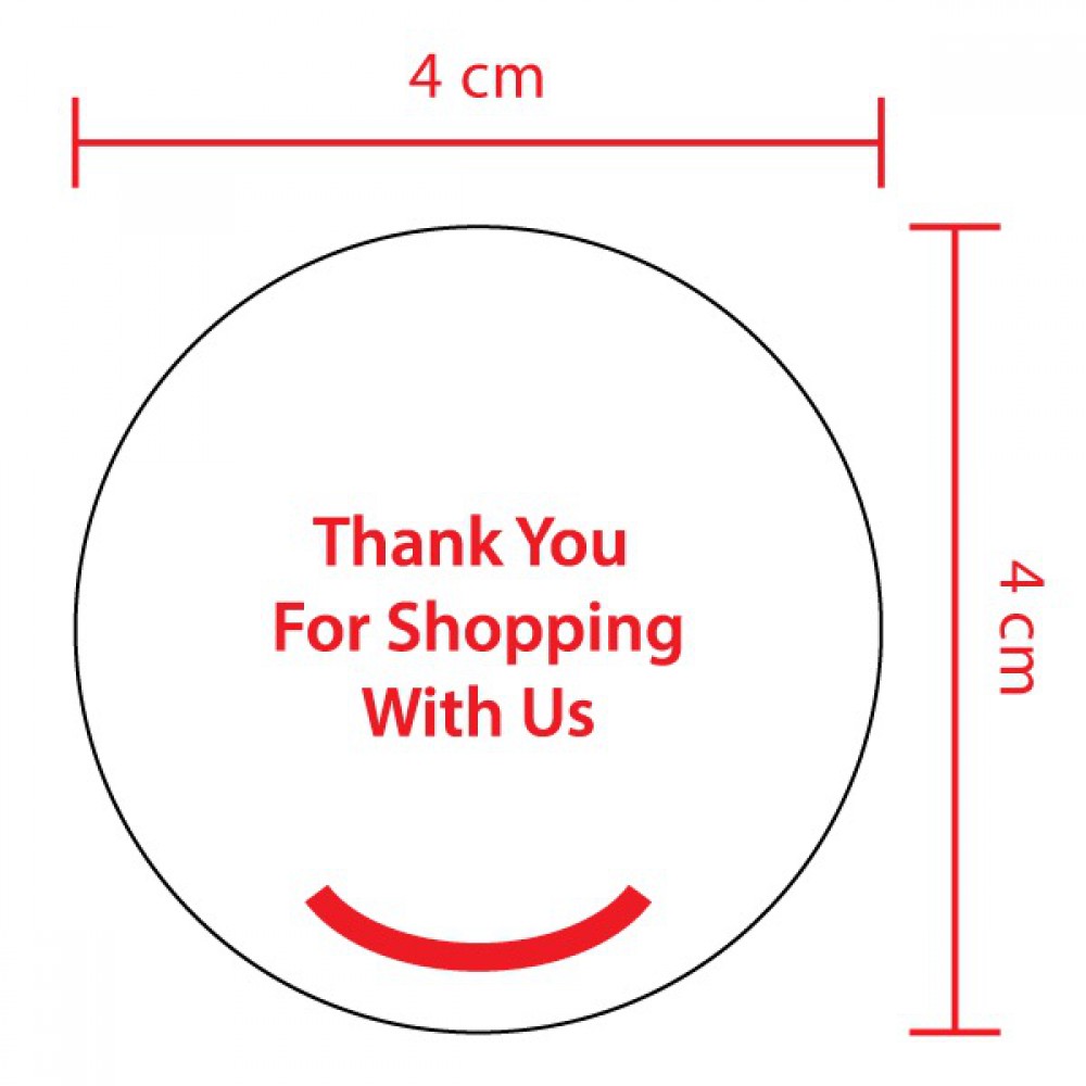 Thanks For Shopping Sticker